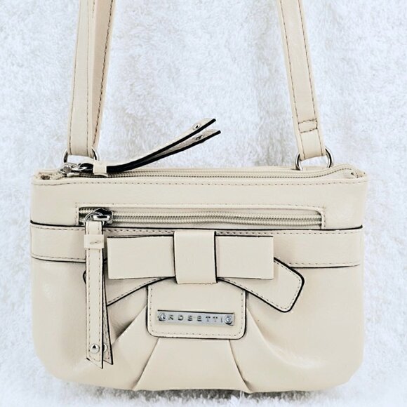 Rosetti | Bags | Rosetti Cream Faux Leather Mini Crossbody With Bow ...